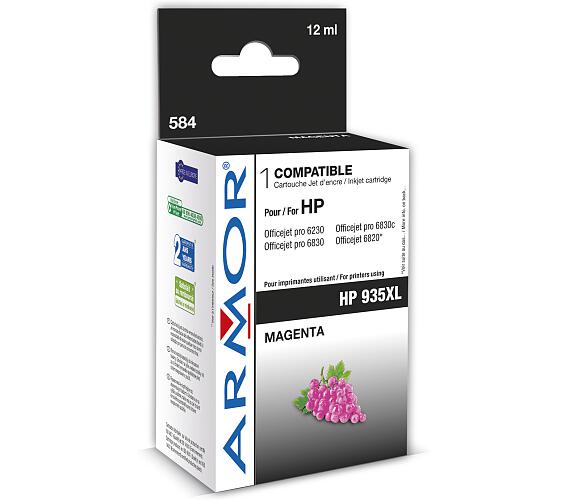 Dotaz k produktu Armor ink-jet pro HP OJ 6830 (C2P25AE) 12ml, M (K20592 ...