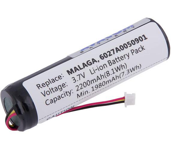 Baterie do navigace TomTom Go 400, 500, 600 Li-Ion 3,7V 2200mAh (GPTT ...