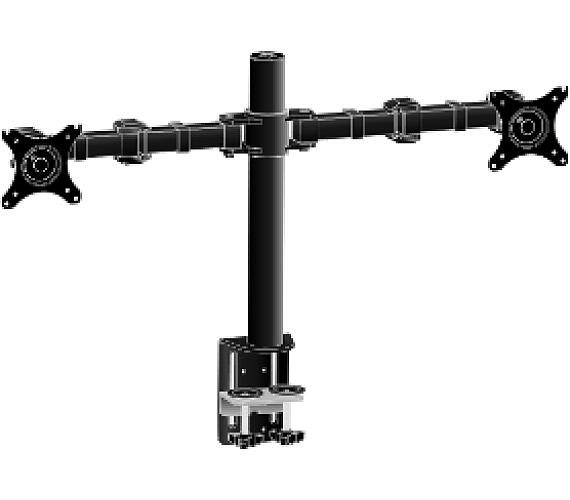 IIYAMA iiyama - dvojité stolní rameno (DS1002C-B1) | ONLINESHOP.cz
