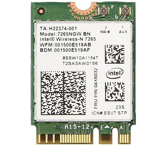 Intel Dual Band Wireless-AC 7265, 2x2 AC + BT, M.2 (7265.NGWWB.W ...