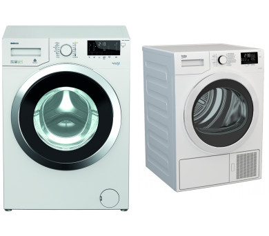 SET Pračka Beko WMY 71283 CSPT LMB1 + Sušička BEKO DS 7433 CS RX ...