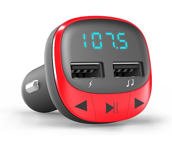 Energy Sistem Car Transmitter FM Red | OnlineShop.cz