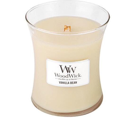 Fotogalerie WoodWick Vanilla Bean vonná svíčka s dřevěným knotem 275 g ...