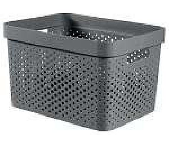 CURVER Infinity Úložný box Recyklovaný plast Tmavě šedá 17l | ONLINESHOP.cz
