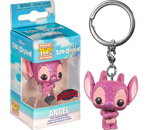 Funko POP Keychain: Lilo & Stitch- Angel (DGLT) | ONLINESHOP.cz