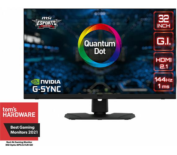 MSI Optix/MPG321UR QD/32"/IPS/4K UHD / 144Hz / 1ms / Black / 2R (Optix MPG321UR QD) | OnlineShop.cz