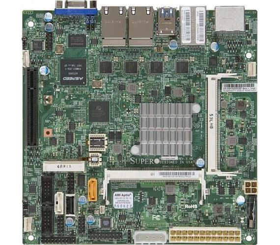 SUPERMICRO MB N3700 SoC, 2x ,SODIMM DDR3, 2x SATA3, PCIe 3.0 x1 in x8 ...