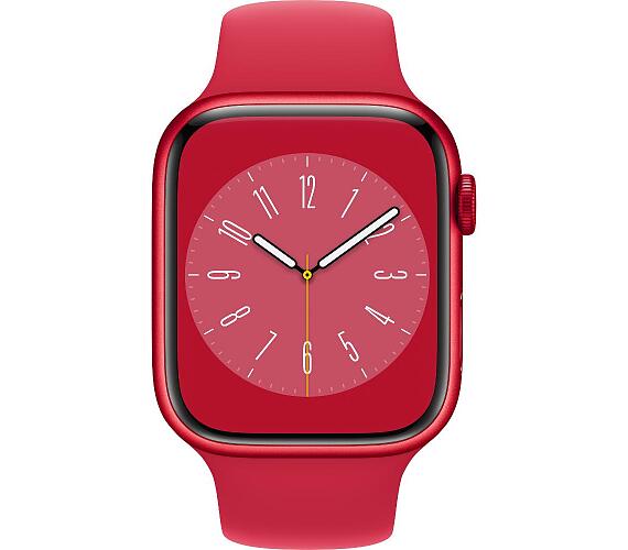 Watch S8 45 Red Al Red Sport Band Apple | ONLINESHOP.cz
