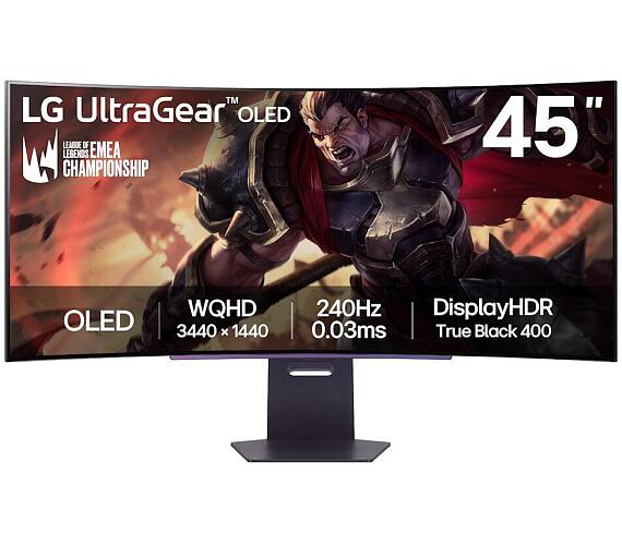 LG UltraGear / 45GS95QE-B / 44,5" / OLED / 3440x1440 / 240Hz / 0,03ms / Black / 2R (45GS95QE-B ...