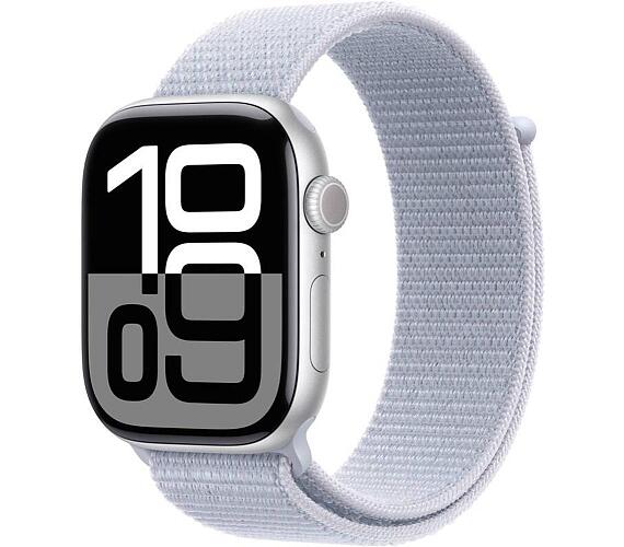 Chytré hodinky Apple Watch S10 CELL 46mm, Silver/Black Cloud ...