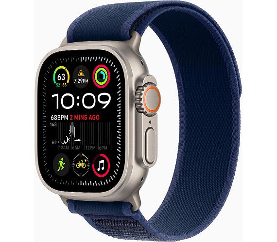 Apple Watch Ultra 2 GPS + Cellular 49mm Natural Titanium Case s Blue ...