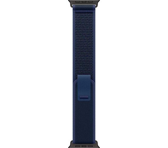 Apple Watch 49mm Blue Trail Loop M/L - Black Titanium Finish ...