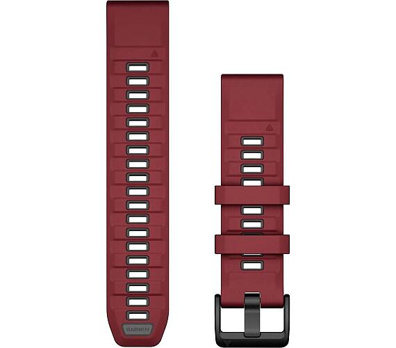 Výměnný pásek pro hodinky Garmin QuickFit 22 mm Band Marsala/Gr Marsala ...