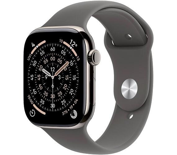 Apple Watch Series 11 GPS + Cellular 46mm Přírodní titan se skálově ...