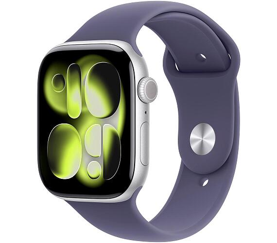 Apple Watch Series 11 GPS 42mm Stříbrný hliník s mlžně fialovým ...
