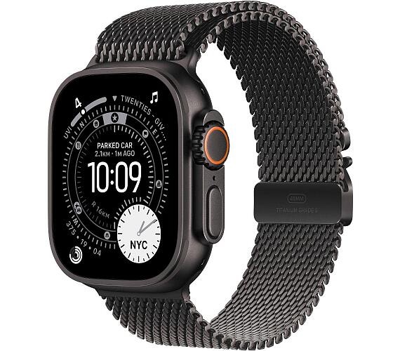 Apple Watch Ultra 3 GPS + Cellular 49mm Černý titan s černým titanovým ...
