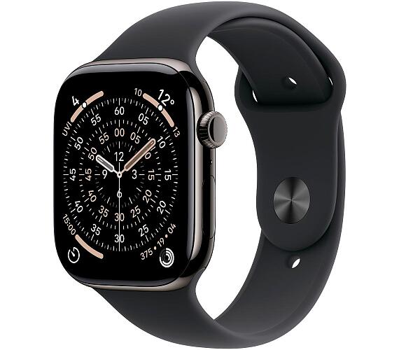 Recenze Apple Watch Series 11 GPS + Cellular 46mm Břidlicově šedý titan ...
