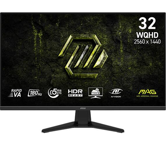 MSI Gaming monitor MAG 325QF E18V 31,5" Rapid VA/2560x1440 (WQHD ...