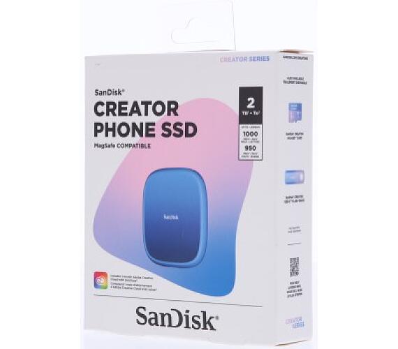 SanDisk Portable SSD Creator Phone 2 TB | OnlineShop.cz
