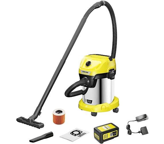 Vysavač víceúčelový Kärcher WD 3-18 S Battery Set | OnlineShop.cz