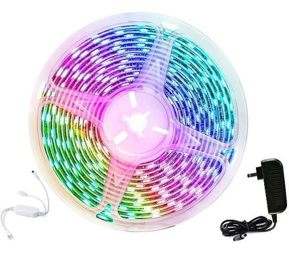 Smart LED pásek 12V 40LED/m IP65 24W RGB MOES LED Light Strip 5m WiFi ...