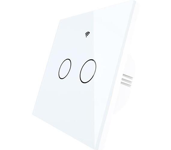 Smart vypínač osvětlení MOES Light Button Switch WS-EU2 WiFi Tuya ...