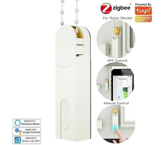 Smart motor žaluzií a rolet MOES Roller Curtain Motor ZigBeeTuya ...