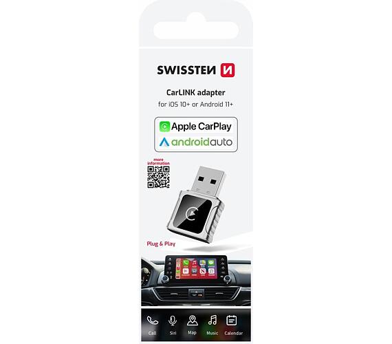 SWISSTEN CARLINK ADAPTER - APPLE CARPLAY / ANDROID AUTO (+ ADAPTER USB ...