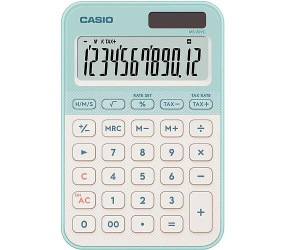Kalkulačka CASIO MS 20 YC LG | OnlineShop.cz
