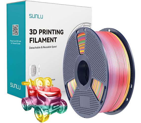 Filament Sunlu PLA+ Silk (Rainbow 01) | OnlineShop.cz