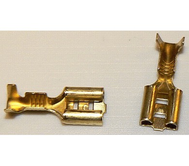 Ostatní Konektor FASTON 6,3 mm zásuvka kabelová neizolovaná | ONLINESHOP.cz