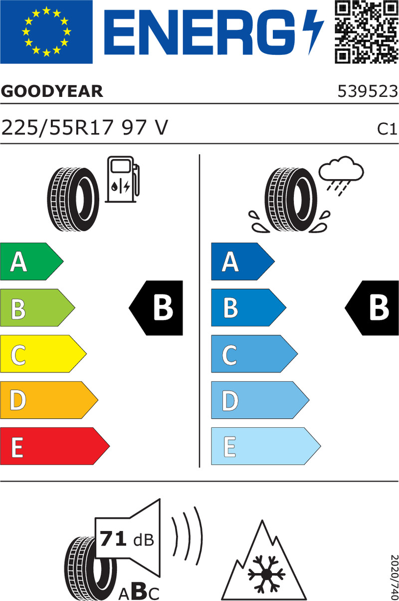 Celoroční pneu GOODYEAR 225/55 R 17 97V VECTOR 4SEASONS G2 TL M+S 3PMSF ...