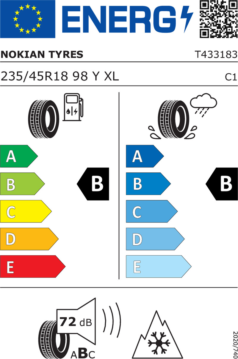Celoroční pneu NOKIAN TYRES 235/45 R 18 98Y SEASONPROOF 1 TL XL M+S ...