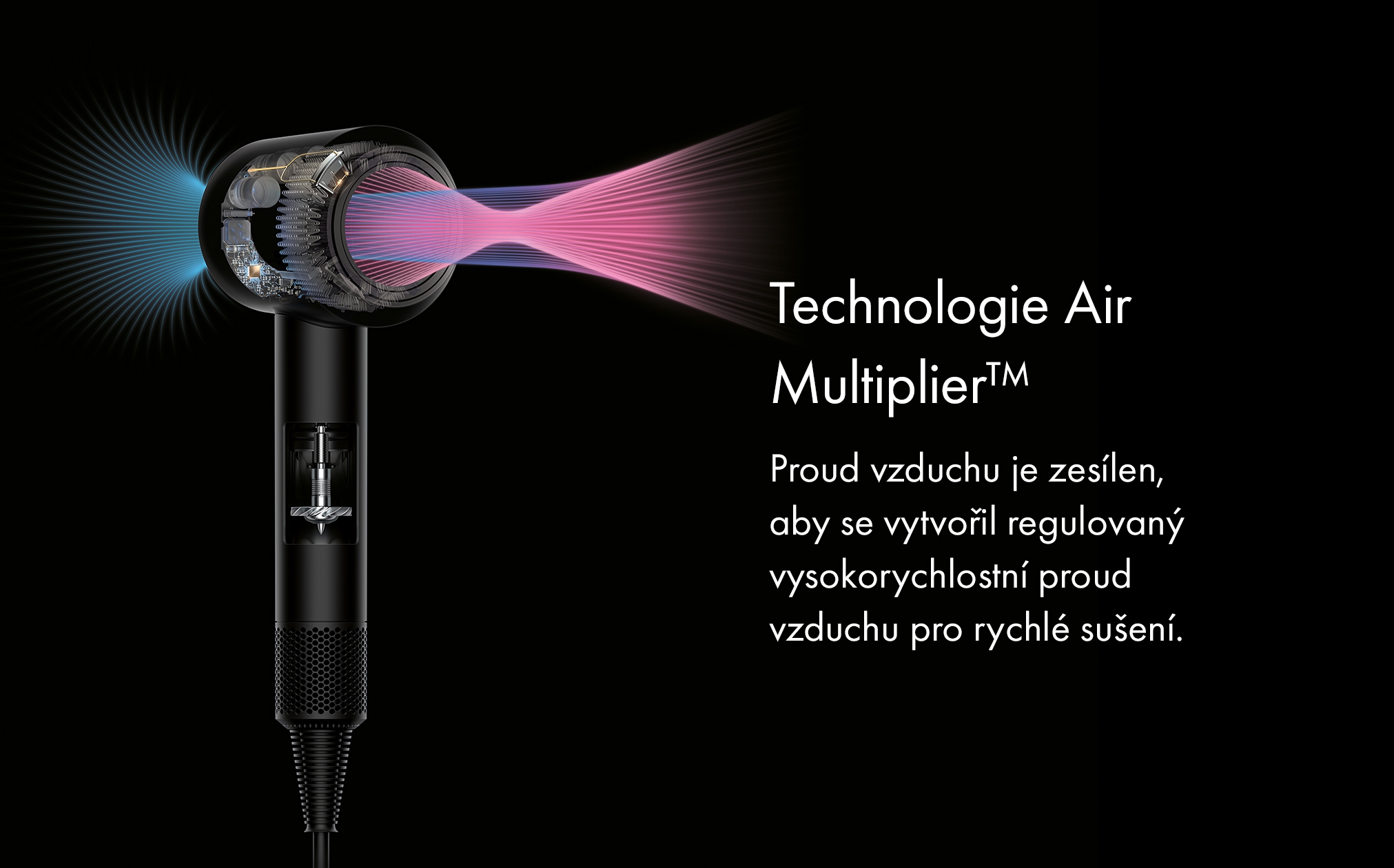 Fén Dyson Supersonic HD03 fuchsiová/šedá | ONLINESHOP.cz